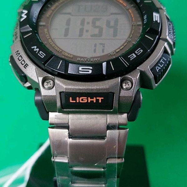 Casio PRG-340T Pro Trek Solar Mens Watch Titanium.New Without Tags ...