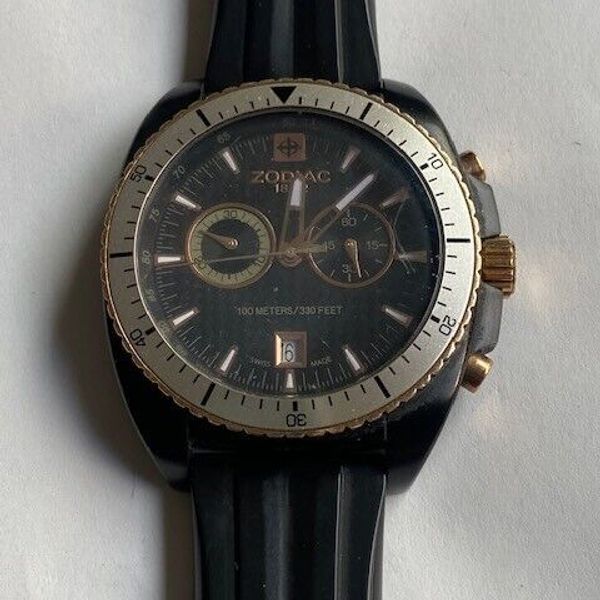 Zodiac Speed Dragon Chronograph Watch, Stainless Steel, Swiss, Quartz ...