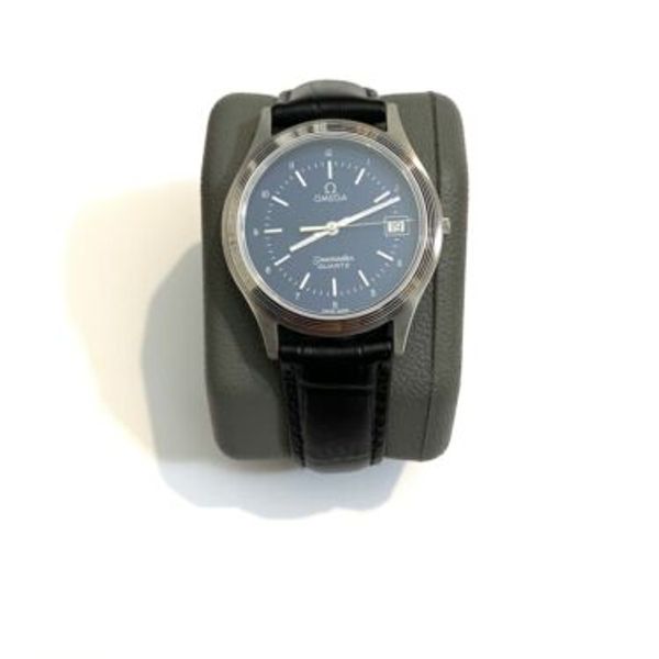 Vintage Omega Seamaster Cal 1425 Blue Dial Stainless Steel Men’s Quartz ...