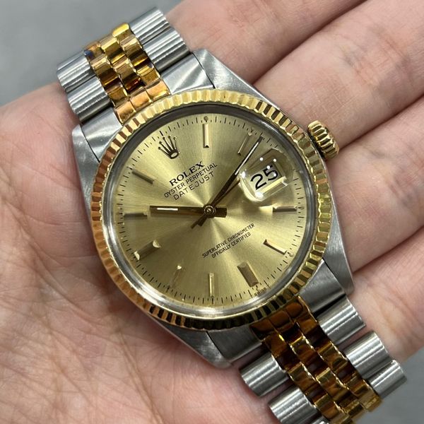 16013 Rolex Oyster Perpetual DateJust 36mm | WatchCharts Marketplace