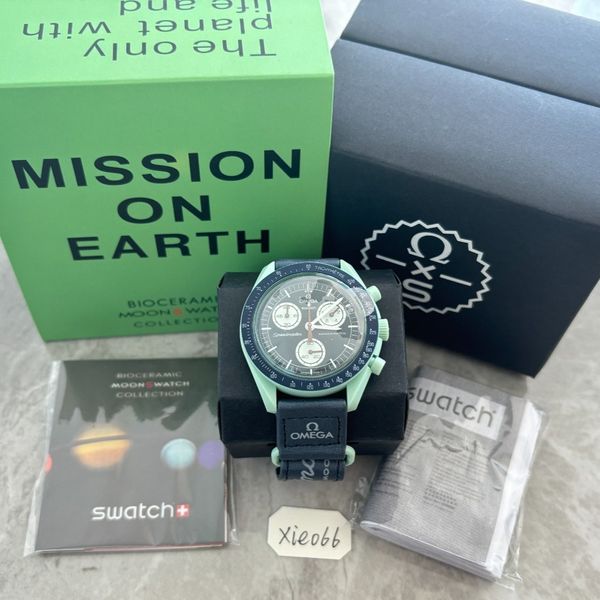 Swatch Speedmaster Moonswatch Mission On Earth | WatchCharts Marketplace