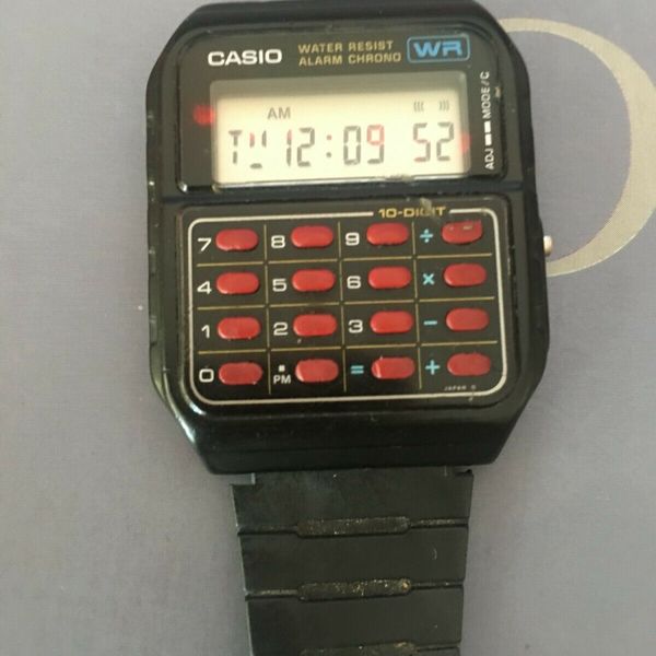 Casio Calculator Watch CA-62 Red RARE 481 | WatchCharts