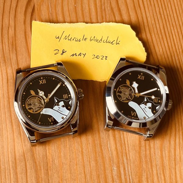 [WTS] NH38 (TMI/Seiko) Open Heart Mod w/ Cat - USD 150 | WatchCharts