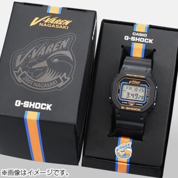 Casio G Shock DW-5600VT V-Varen Nagasaki Joan Football Team ...