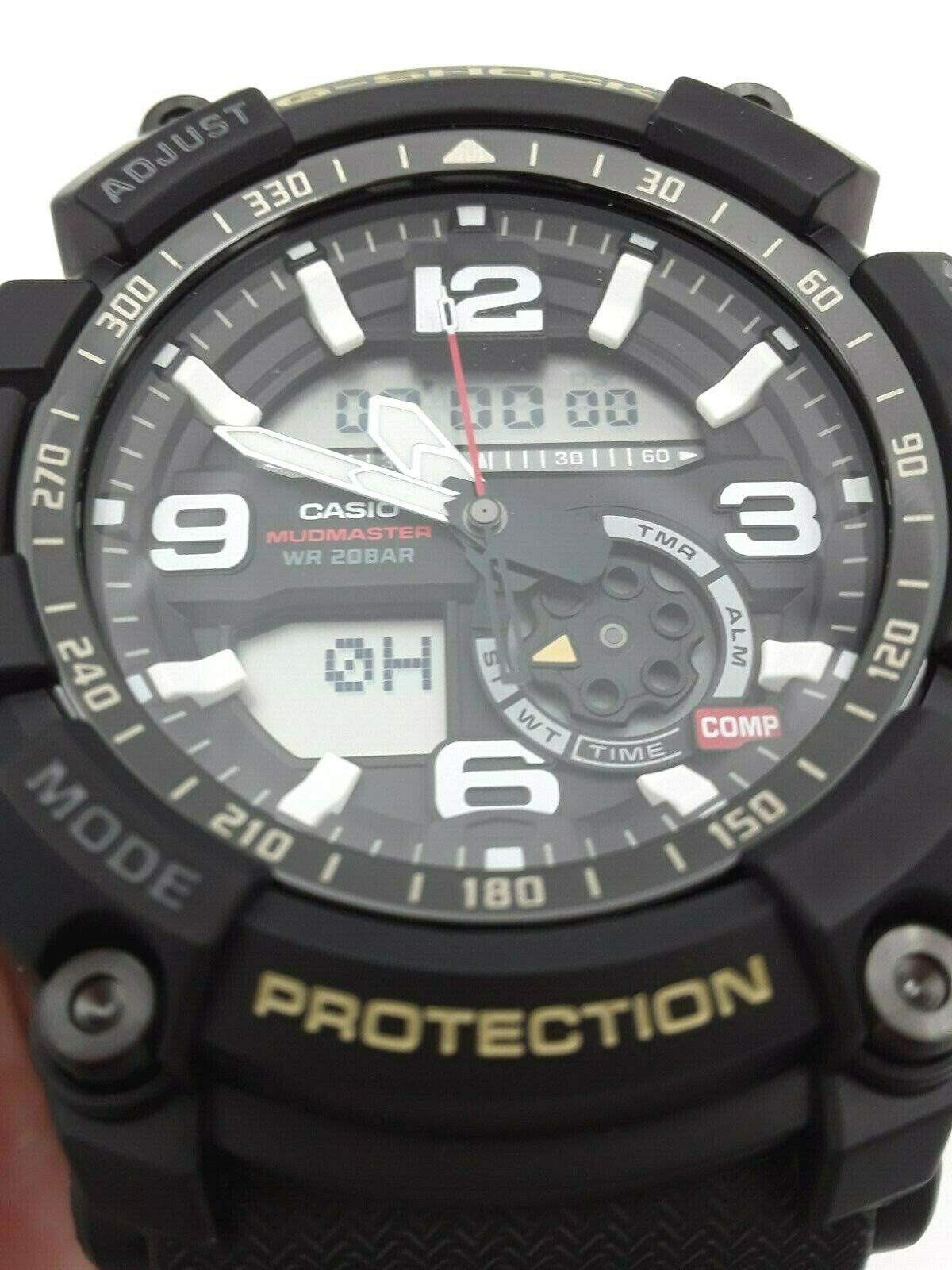 Casio GG-1000-1ADR Mudmaster Men Sport Wristwatch -Black -Open box ...