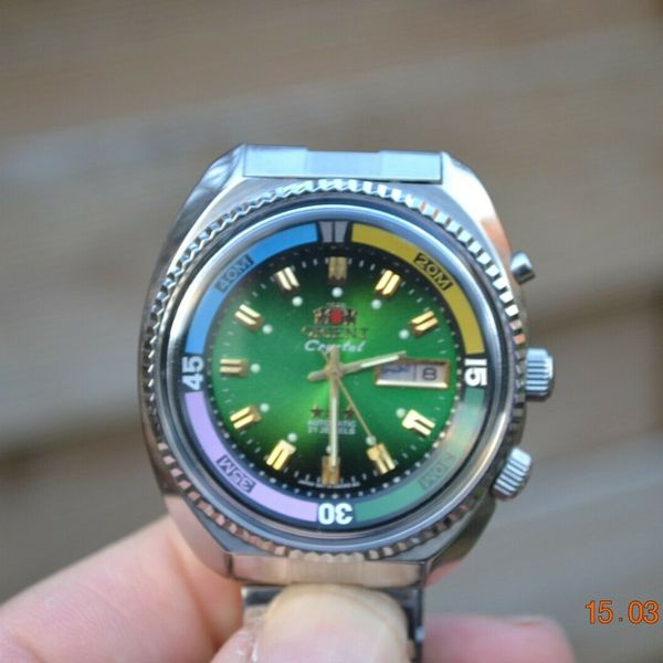 Orient Sea King Dive watch Green Dial (from 70s/80s) | WatchCharts ...