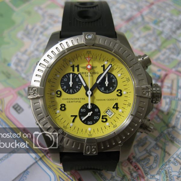 FS: In Toronto,Canada,Breitling Chrono Avenger, M1, Yellow Dial ...