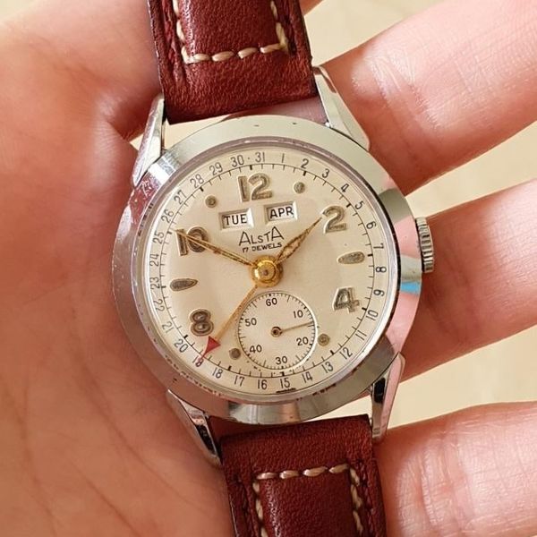 [WTS] Vintage Alsta Triple Date Calendar Pointer $525 | WatchCharts ...