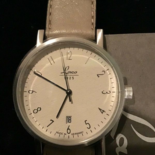 Laco Classics COTTBUS 40 862064 Automatic Stainless Steel Date Watch ...