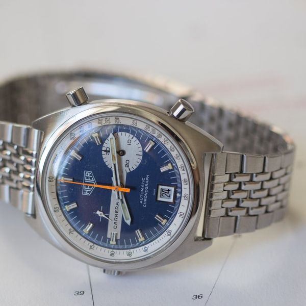 WITHDRAWN Heuer Carerra 1553n - 70s | WatchCharts Marketplace