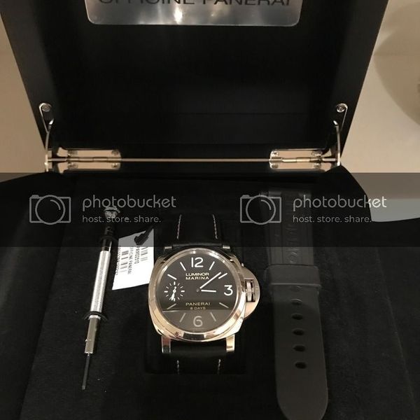 FS: Panerai 510, Q SERIES 8 Day In House Movement, Sandwich Dial ...