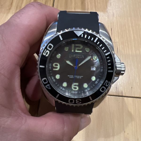 Invicta Pro Diver Model 0492 Swiss Black Men's Watch Beautiful ...