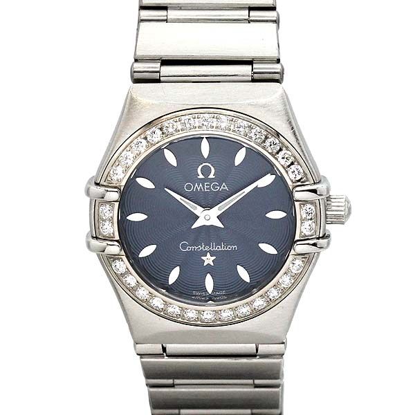Omega OMEGA Constellation Diamond Bezel Blue Dial Women's Watch Quartz ...