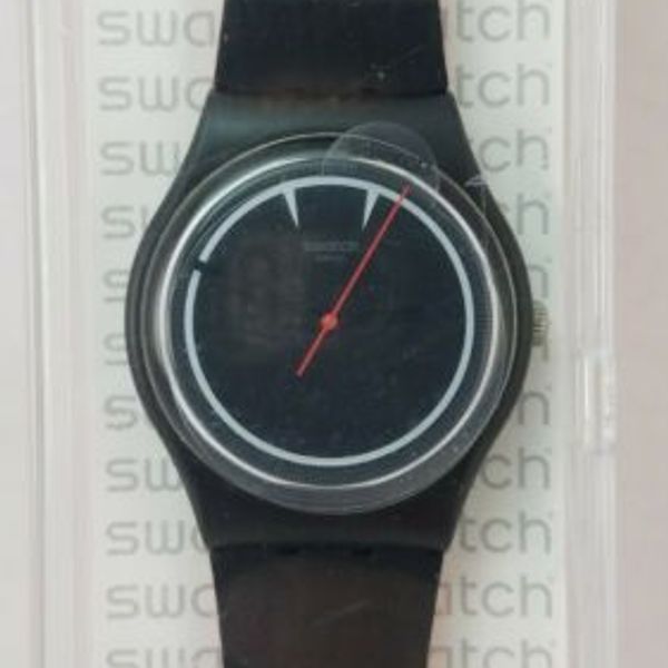 Rare SWATCH DRA-COOL GB294 Dracula Fang Black or Red Strap Watch - NEW ...