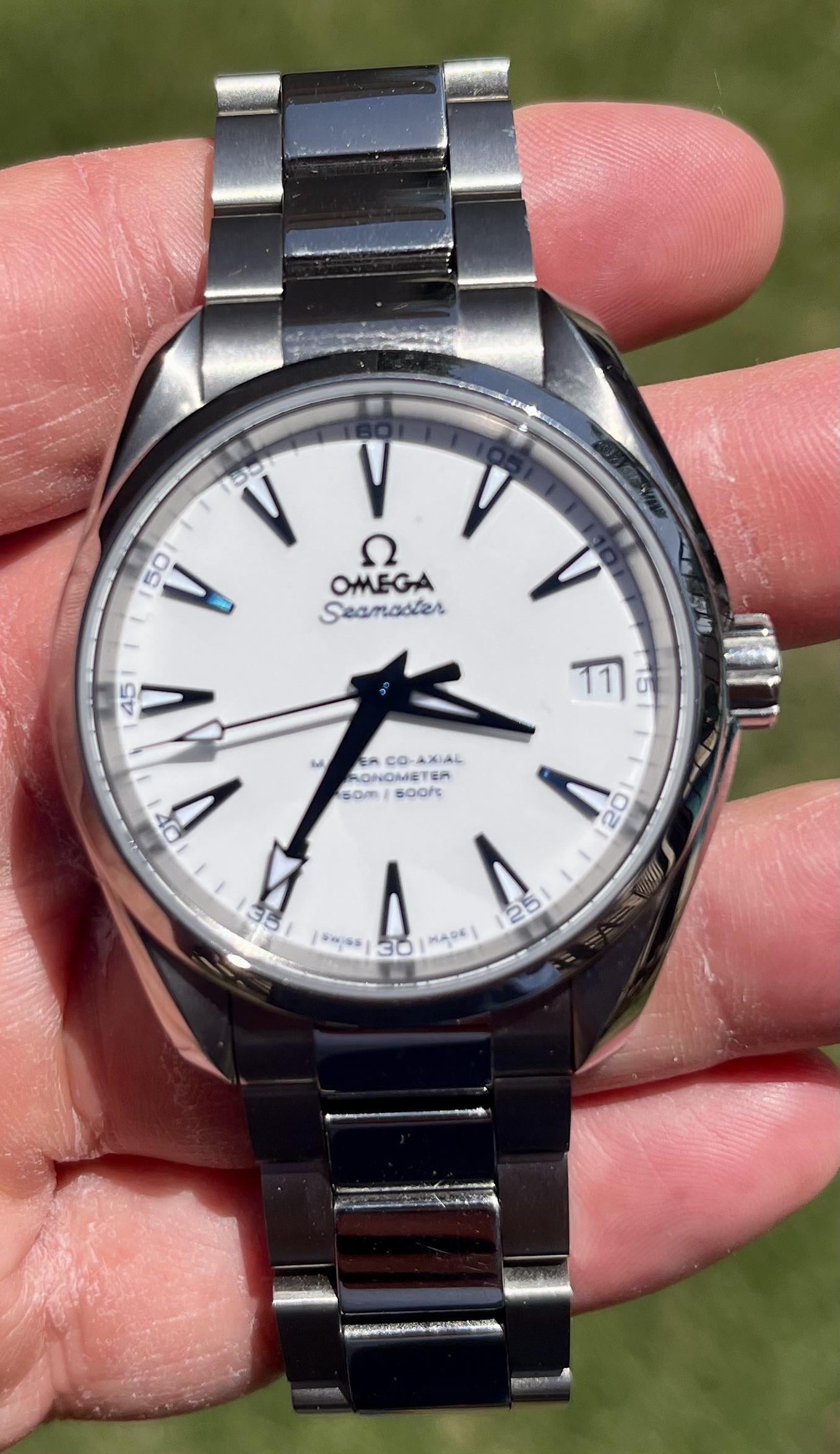 [WTS] Omega Aqua Terra Good Planet 38.5mm (full set) | WatchCharts
