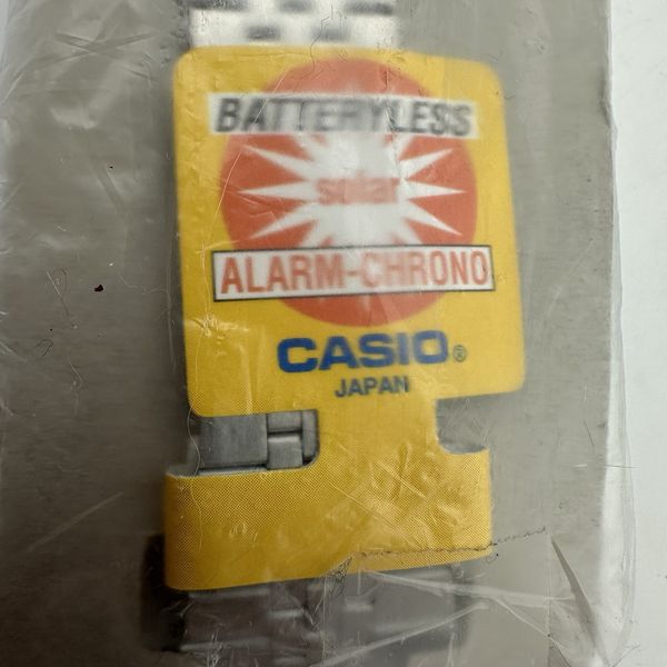 RARE NEW Vintage CASIO AL-180 Solar Powered Batteryless Men Watch From ...