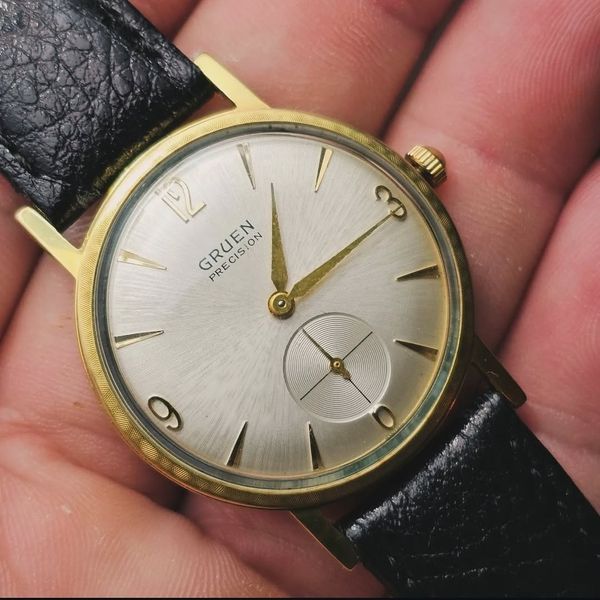 Vintage James Bond Watch 007 Gruen Precision Cal 510 17J Starburst ...