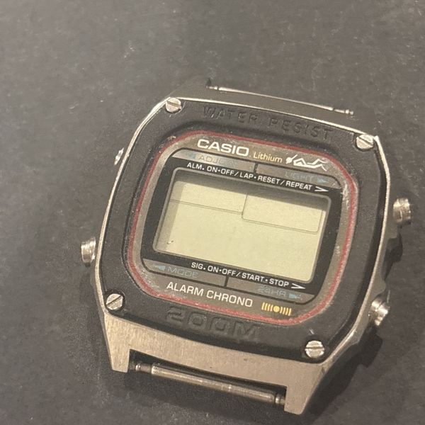 D25 VTG Casio Men's DIGITAL Watch 280 DW-1000 Alarm Chronograph Parts ...