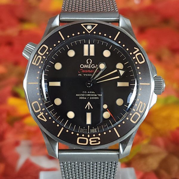 Omega Seamaster No Time To Die 007 42mm Titanium Men’s Watch 210.90.42.20.01.001 [$7,295 USD ...
