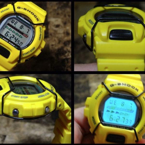 FS : CASIO G-SHOCK DW-6630B-9 RETRO 1994 RARE BULL BAR YELLOW ...