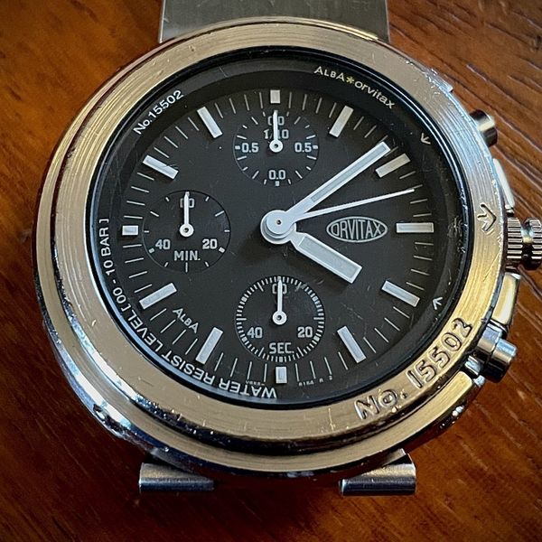 FS - Rare JDM Alba (Seiko) Orvitax No. 15502 Chronograph V665-6110 ...