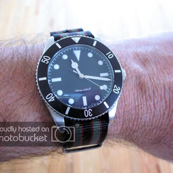 SOLD: Wilson Watch Works 39mm Vintage Diver 35/50 MINT!!! | WatchCharts ...