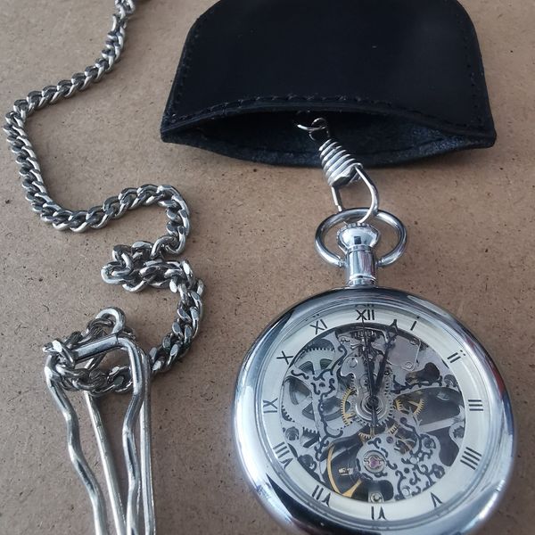 Pocket Watch with see-through skeletonised movement | WatchCharts ...