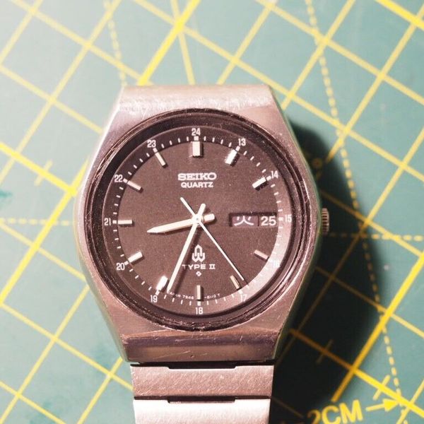 Seiko Type II Vintage Quartz 7546-8090 | WatchCharts Marketplace
