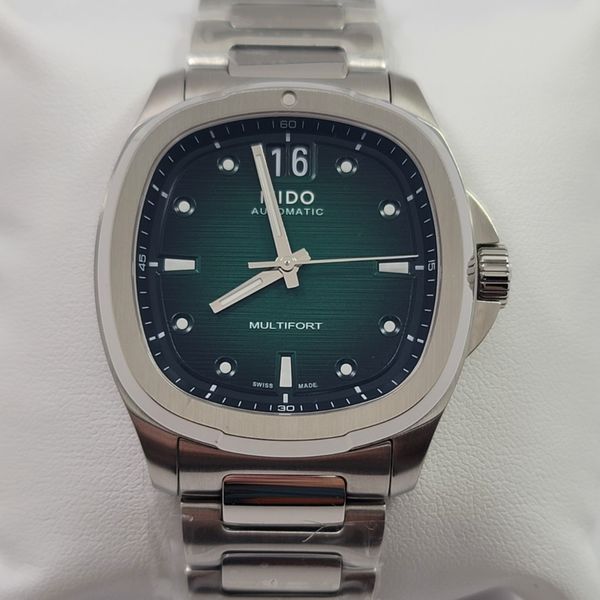 Mido Multifort TV Big Date Automatic Green Dial Men's Watch ...