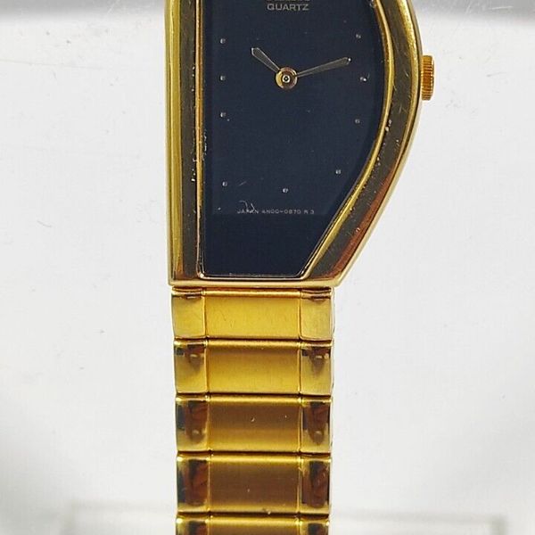 Vintage SEIKO Ladies Asymmetrical Half Moon Dress Watch | WatchCharts Marketplace