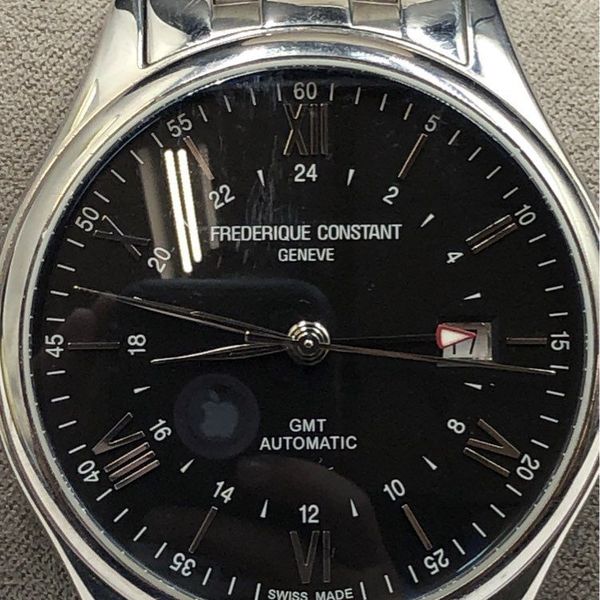 Frederique Constant Geneve GMT Automatic Stainless Steel Men's Watch ...
