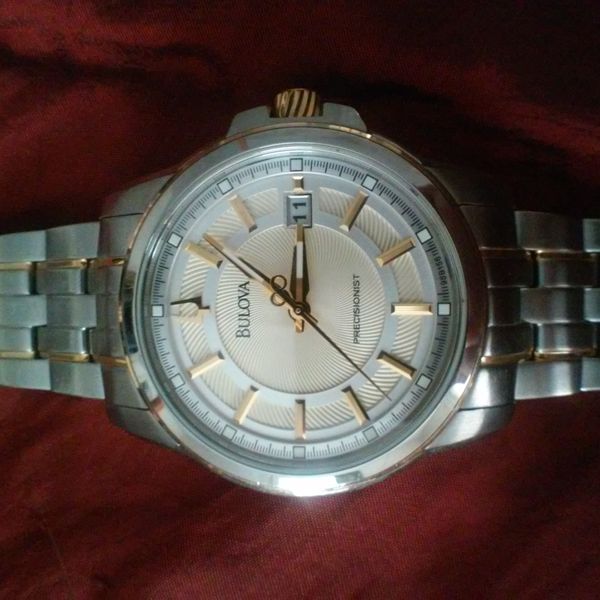SOLD! FSOT Bulova Precisionist 98B156 Champagne dial $75 | WatchCharts ...