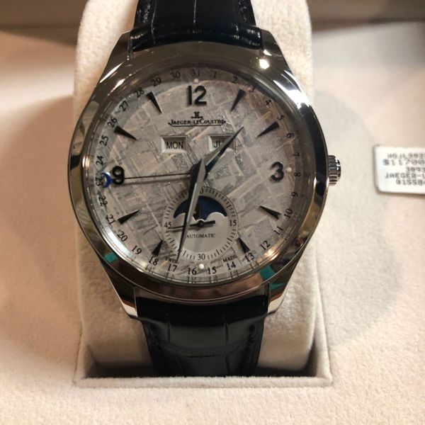 JLC Master Calendar Meteorite Dial great condition AD warranty ...
