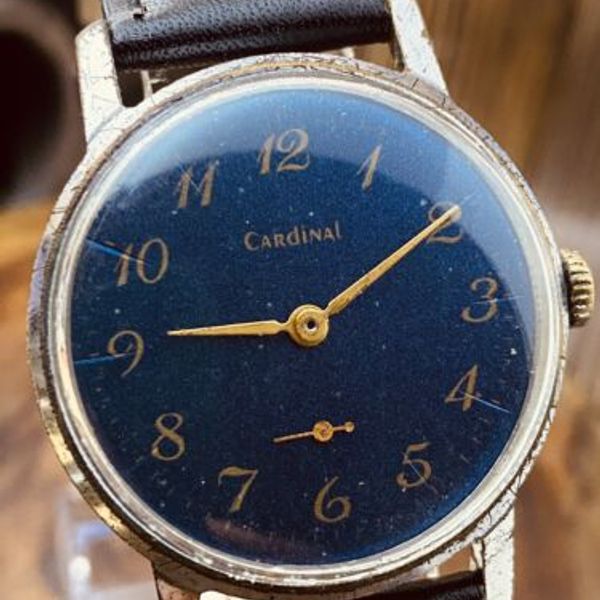 Vintage Watch Cardinal Zim 2602 Mechanical Men's USSR Wrist Watch 80's ...