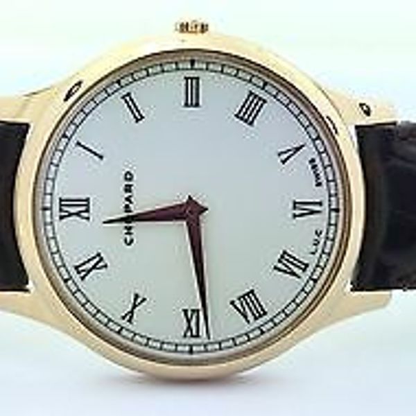 Men's CHOPARD L.U.C Classic XP 18K Rose Gold Automatic Watch Limited ...