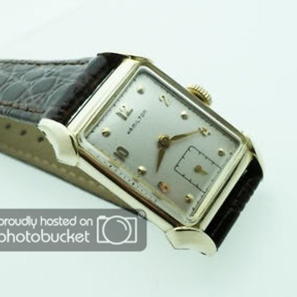 Vintage Hamilton "Milton" 14k Gold-Filled Tank Watch - $200 ...