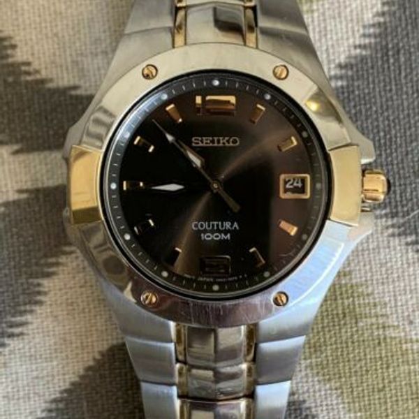 Seiko Coutura 7N42-0CH0 Men’s Watch Two Tone | WatchCharts