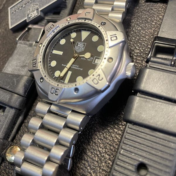 Tag Heuer 42mm Super Professional 1000M Diver Watch 840.006-2 ...