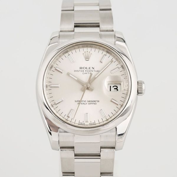 FS: Rolex Oyster Perpetual Date 15200 Silver Dial | WatchCharts Marketplace