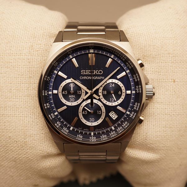 [WTS] Seiko Selection SBTR033 8T63 S-Series Dark Blue Dial Quartz Chronograph Watch - $135 ...