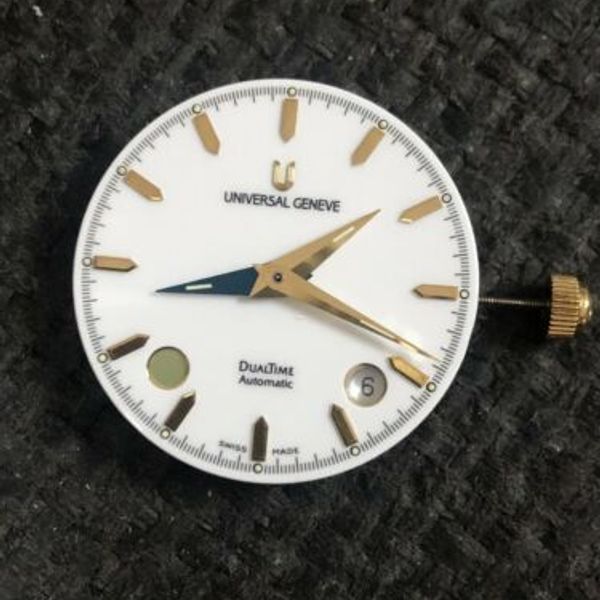 ETA 2892-a2 s1 dual time, GMT, flawless, signed universal ...