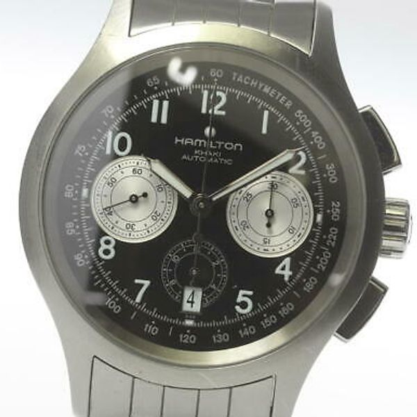 HAMILTON Khaki Aviation Chronograph H765160 Automatic Men's Watch ...