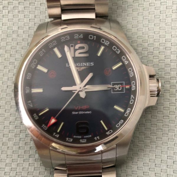 Longines Conquest VHP GMT 41mm Blue Dial | WatchCharts