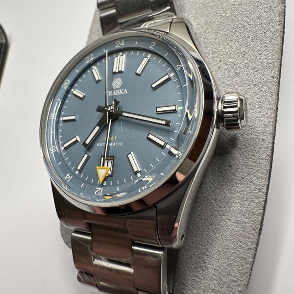 Traska VENTURER GMT STEEL BLUE / LNIB | WatchCharts Marketplace