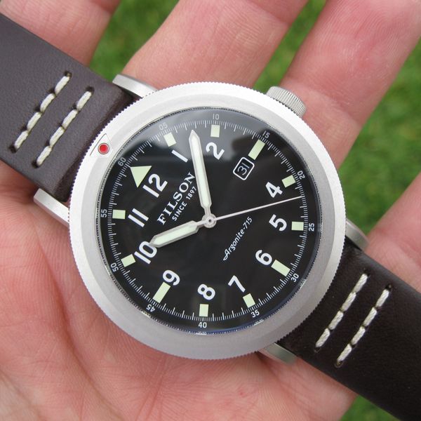 SOLD: Filson Shinola Scout Black Dial Field Watch | WatchCharts
