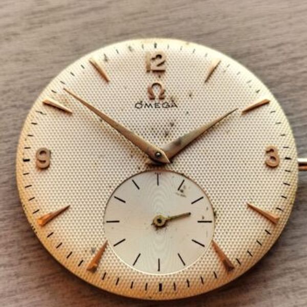 OMEGA CAL. 266 VINTAGE WATCH MOVEMENT MOVIMENTO OVERSIZE DIAL 34mm ...