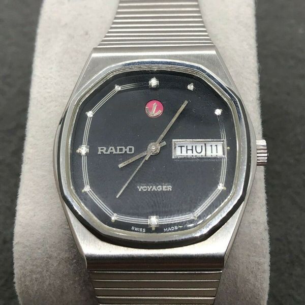 Vintage 1970s RADO Voyager Automatic Watch / Signed Bracelet | WatchCharts