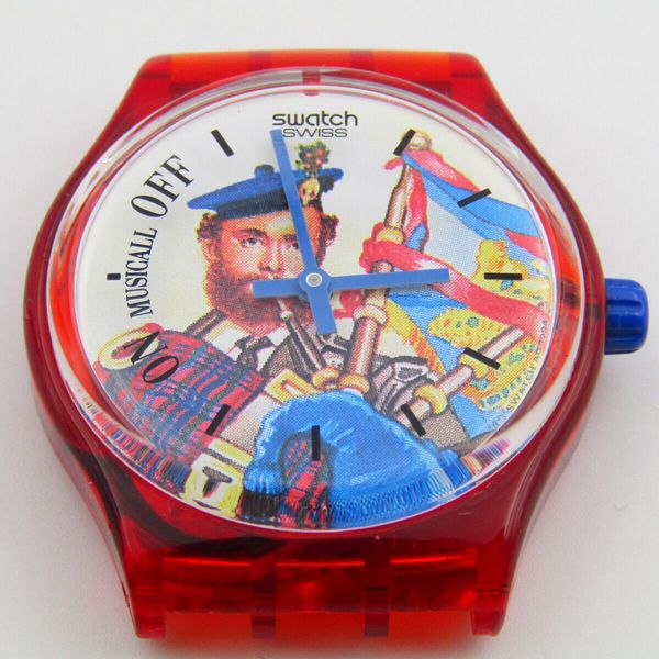 SWATCH MUSICALL BAGPIPES - NEW PRODUCT - WITHOUT Strap - | WatchCharts ...