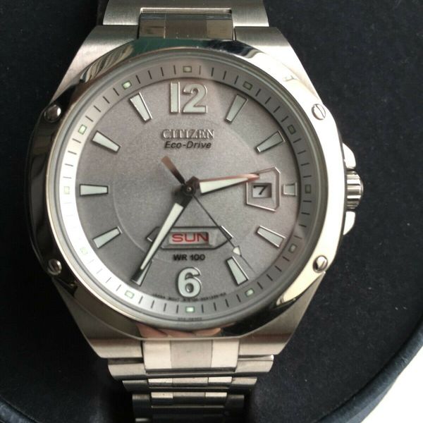 Citizen Eco-Drive - Model E106-S060826 - Men's Stainless Steel Chronograph Watch | WatchCharts ...