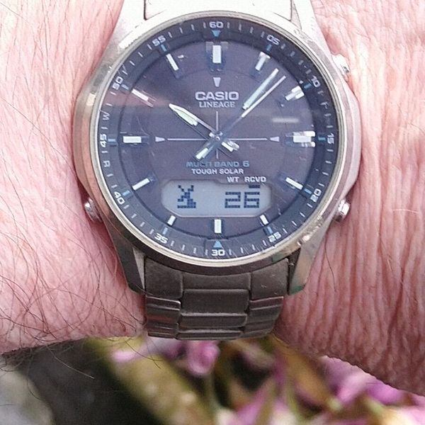 Casio Wave Ceptor Tough Solar Titanium "Lineage". Multiband 6. LCW ...